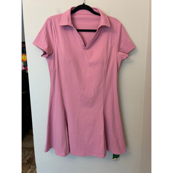 HALARA | Dresses | Halara New Pink Softlyzero Athletic Dress Short ...